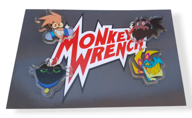 Monkey Wrench Pins - by Zeurel