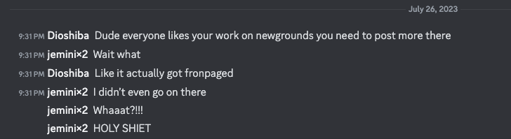 A beautiful little moment w/ Jeminix2 - by DioShiba