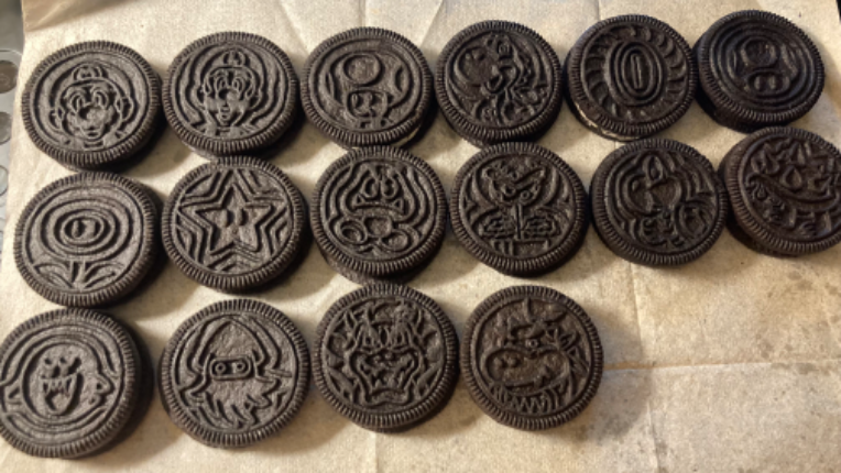 Every Super Mario Oreo Cookies - by EthanArtsAndStudios