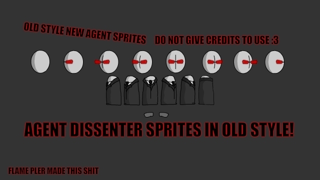 dissenter agents sprites in old style - by flamepler