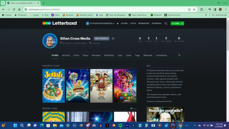 I'm on Letterboxd - by EthanArtsAndStudios