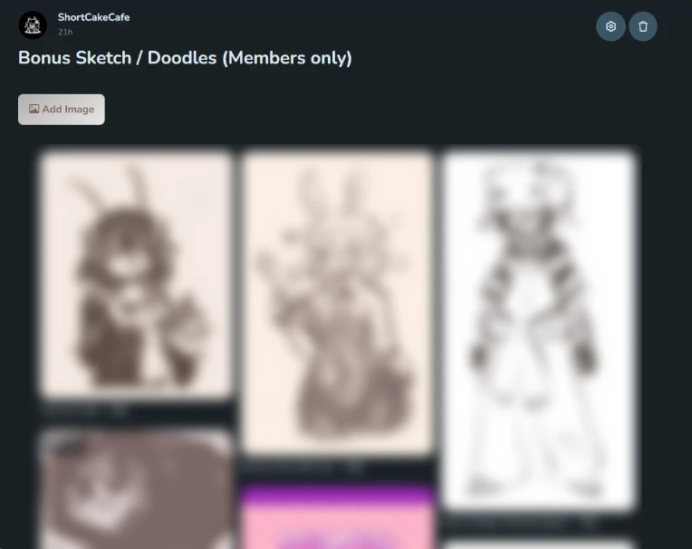 Kofi Membership option! - by ShortCakeCafe