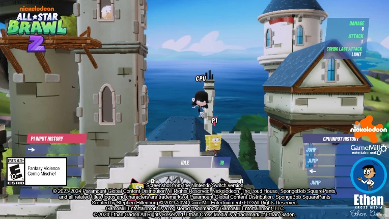 Nickelodeon All-Star Brawl 2 Gameplay Screenshot - by EthanArtsAndStudios