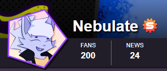 200 followers - by Nebulate