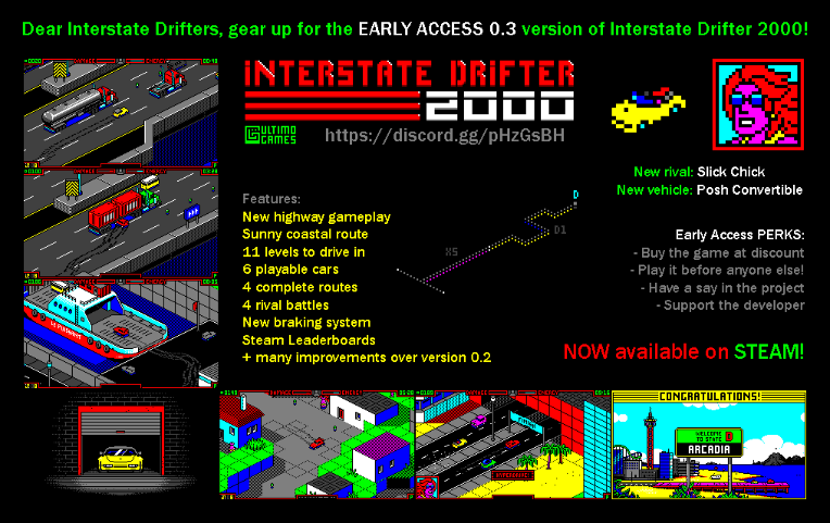 Interstate Drifter 2000 version 0.3 is out! - by UltimoGames