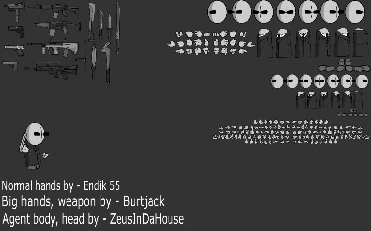 Dedmos Rebuilt Agent sprites - by Zeouse