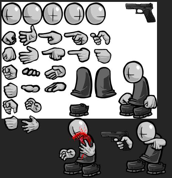 My FIrst Madness Combat Sheet - by Tenzubushi