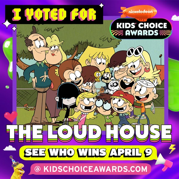 The Loud House Nominated for KCA 2022 - by EthanArtsAndStudios