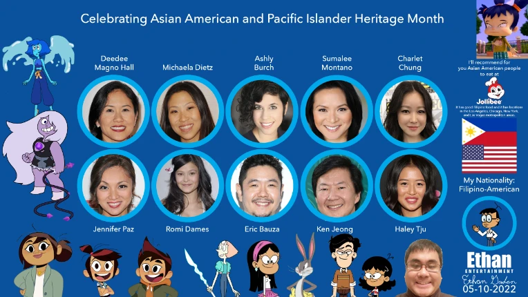 Asian American and Pacific Islander Heritage Month 2022 - by EthanArtsAndStudios