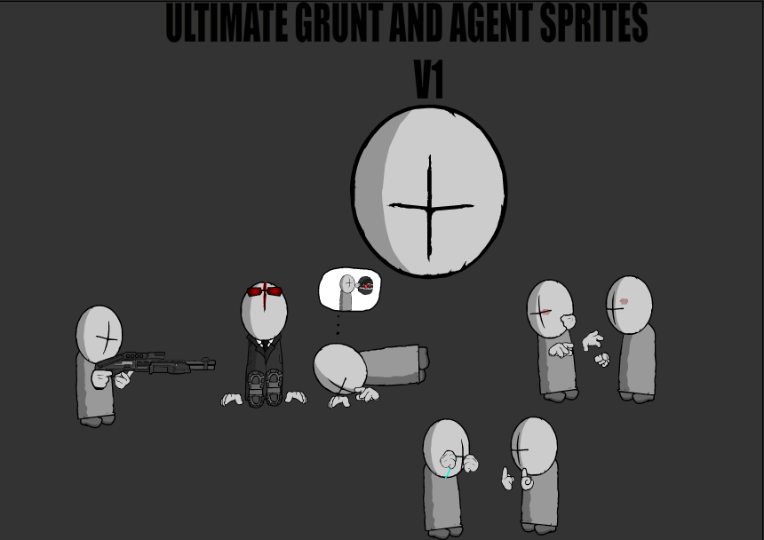 Utimate grunt and agent sprites v1 - by Nashyguy123