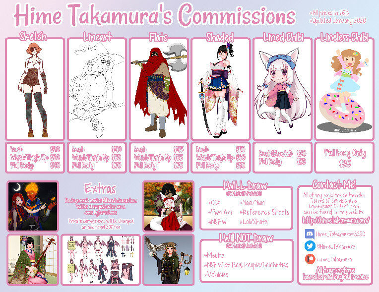 Commission Information By Hime Takamura