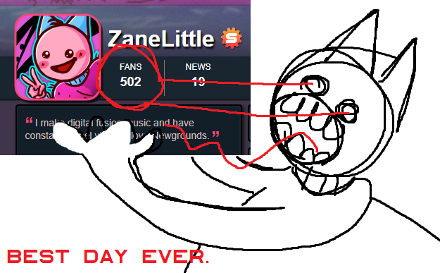 500 FANS!!!! - by ZaneLittle