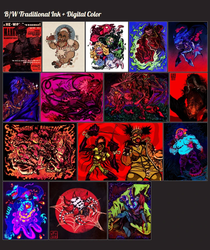 Traditional art commissions