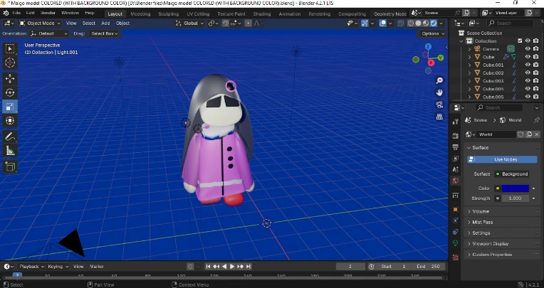 3d model of Maigo (OC of mine) by dorkynerd217 on Newgrounds
