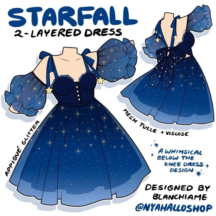 Rosalina Starfall Dress by ElijahRayzor on Newgrounds