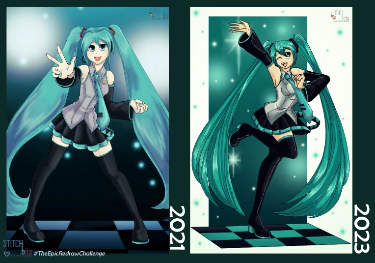 Dance, Dance (Hatsune Miku FanArt) by StitchMiss on Newgrounds