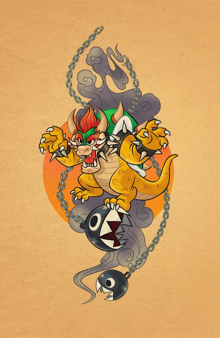 bowz tattoo dommission by 87octane on Newgrounds