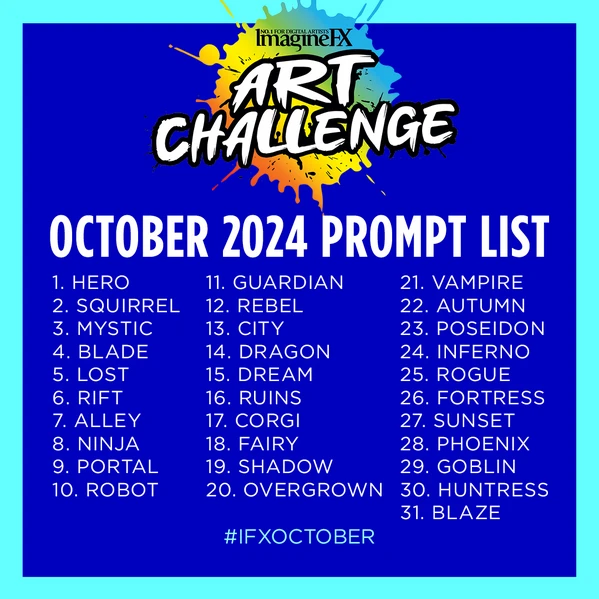 October art challenges 2024