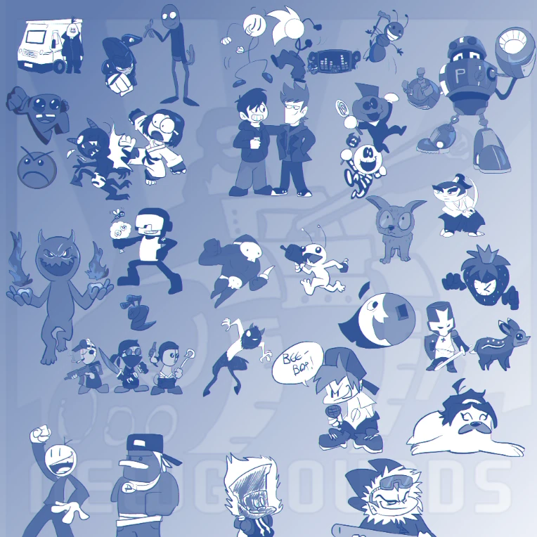 NG characters collage by ShangXian on Newgrounds