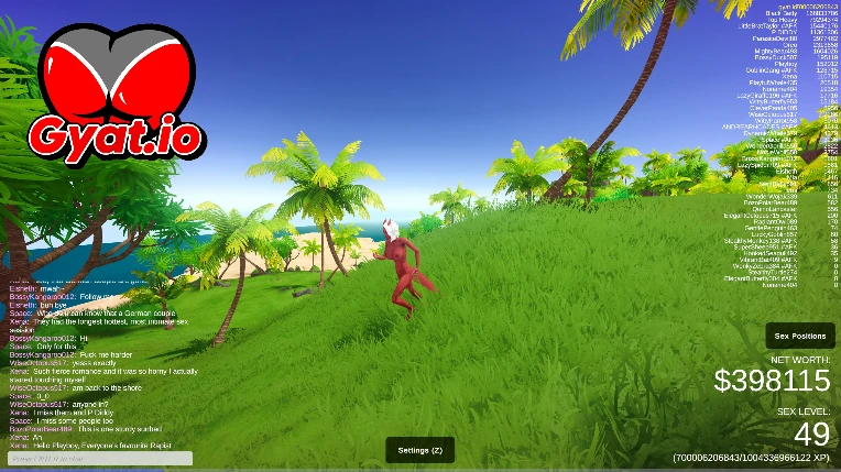Gyat.io — Sex MMORPG [Multiplayer][18+ Porn Game][Adult]
