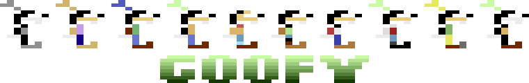 Goofy Atari Sprites by SuperMcGuffin64 on Newgrounds