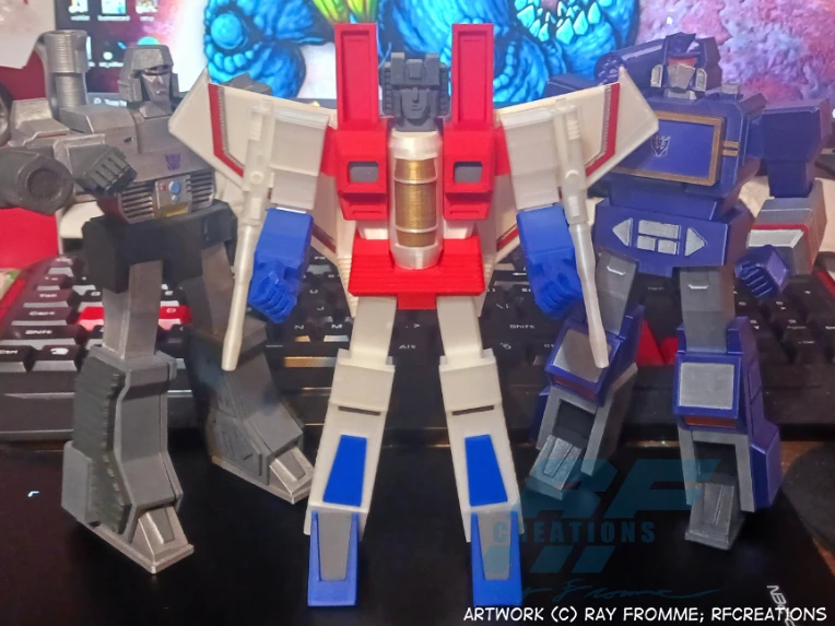 3D Printed Starscream by AlmightyRayzilla on Newgrounds
