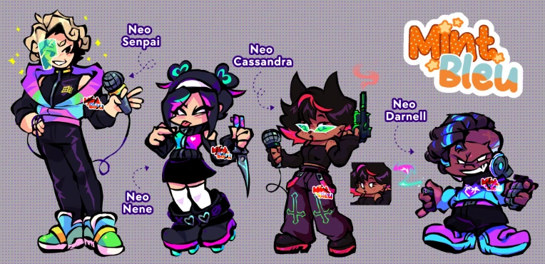 Neo Cassandra and Neo Nene fanarts by Ema15 on Newgrounds