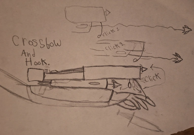 Crossbow and Hook by Emmic on Newgrounds