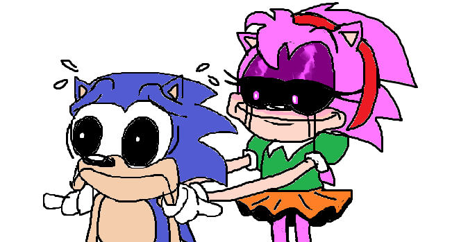 Amy.CD and Sonic sprites by SamuLakz on Newgrounds