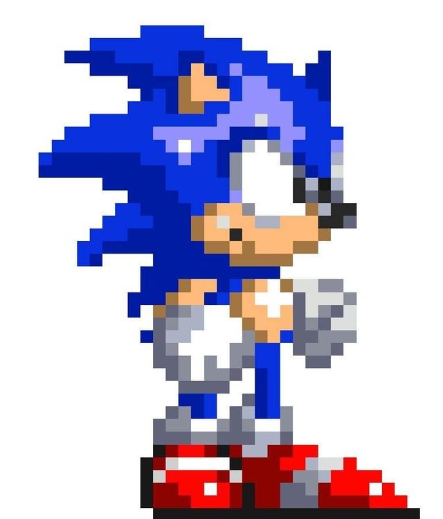 Sonic 3 sprite redraw by DaAnimator2 on Newgrounds