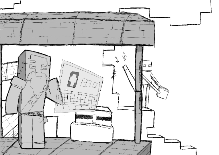 Minecraft's cave by RobertArcade1k on Newgrounds