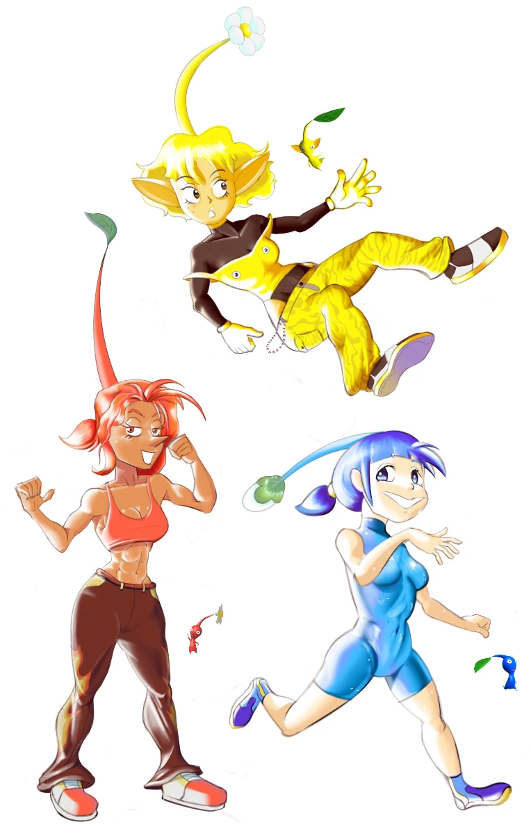 All Pikmin Updated! by papyapa on Newgrounds