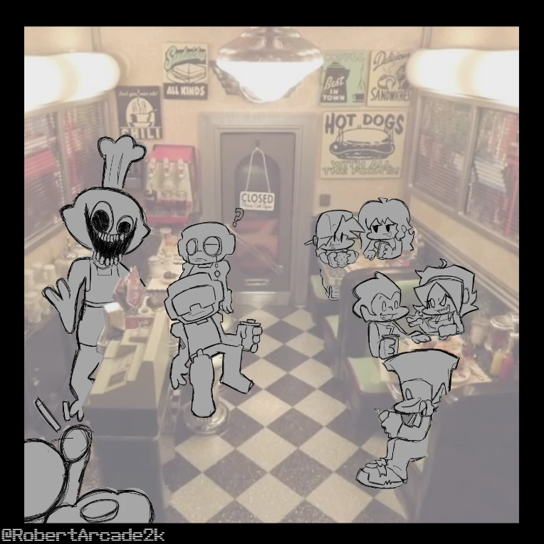 Cafeteria by RobertArcade1k on Newgrounds