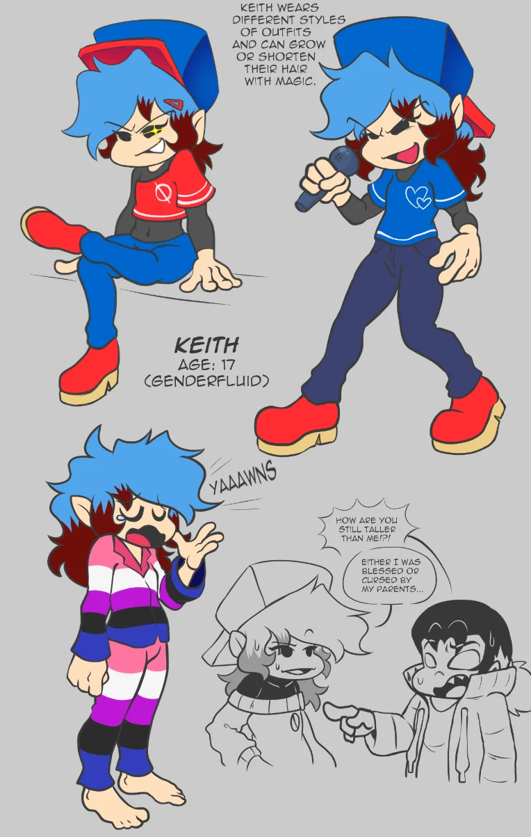 Keith Design Update | FNF Fanchild by GothicCat on Newgrounds