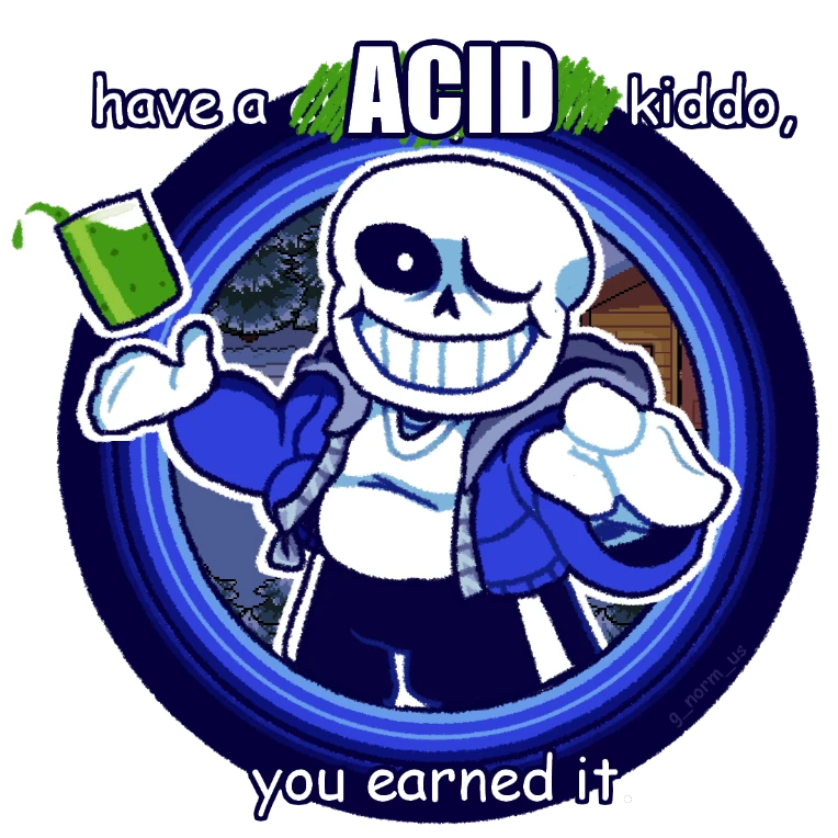 Sans Offers Choccy Milk Redraw (and acid) by g-norm-us on Newgrounds