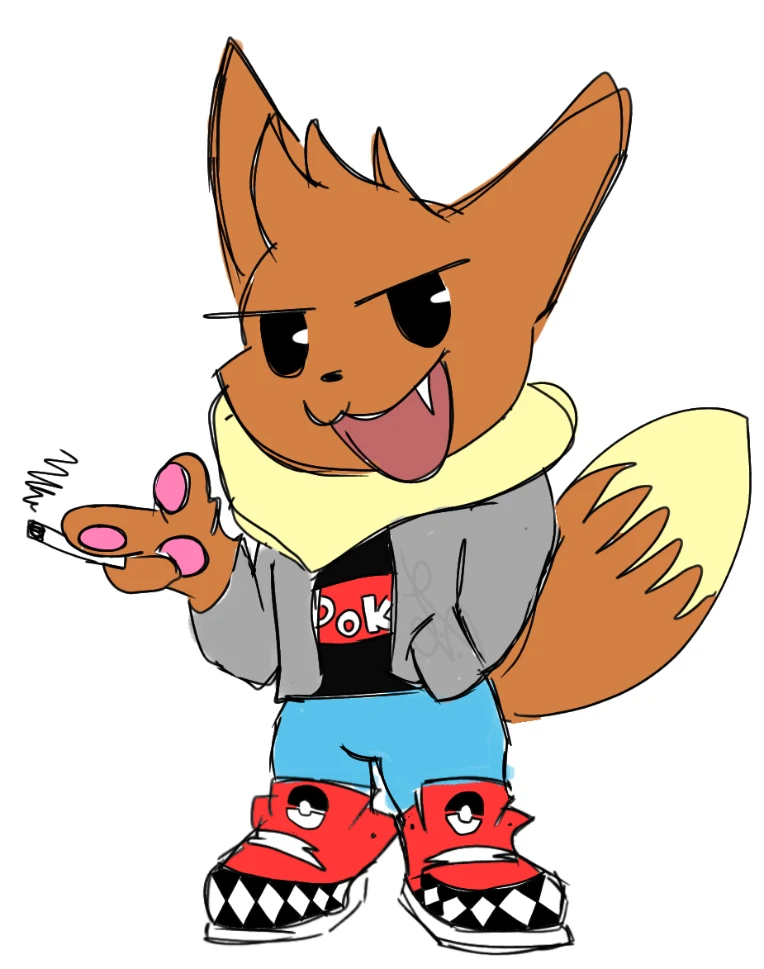 Eevee's got DRIP by RedHatGuyNG on Newgrounds