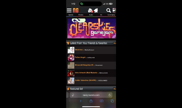 Newgrounds Mobile & PC App?