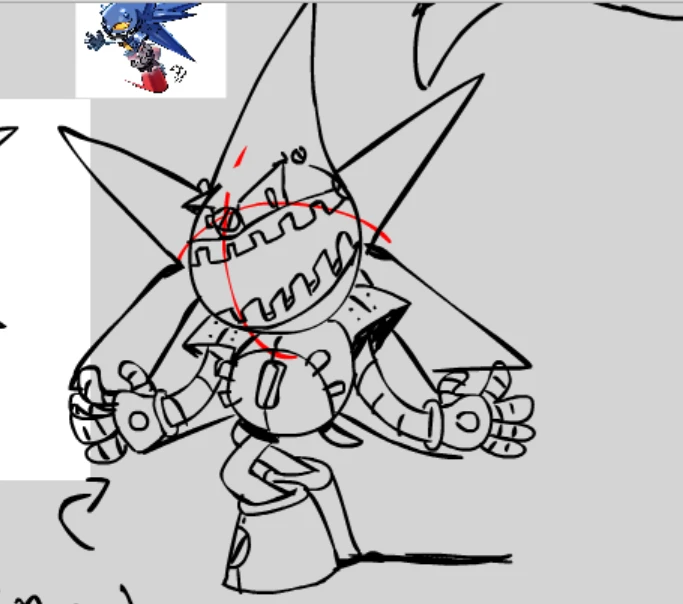 Badnik Sonic by RadioactiveEgg on Newgrounds