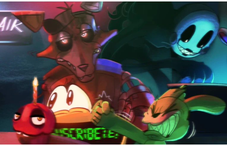 FNAF BANNER COMMISSION by AndrewKO on Newgrounds