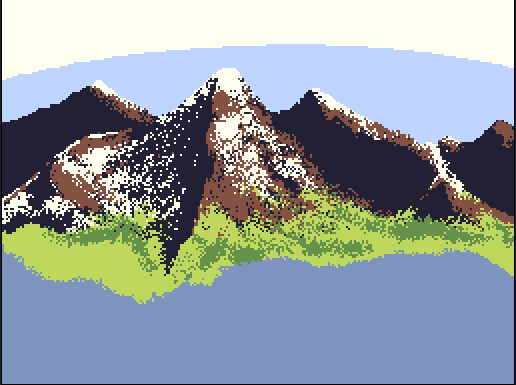 Art study: pixel Bob Ross study by magianfellow on Newgrounds