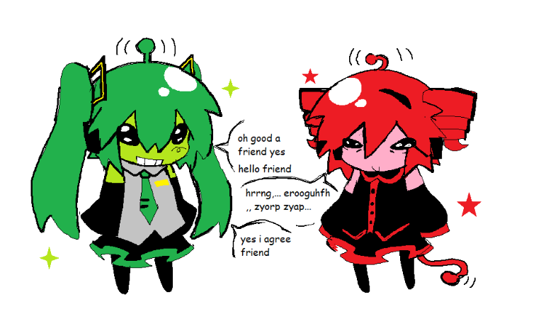 Glorp Miku and Zeep Teto visiting Tokyo by Dragoljubart on Newgrounds