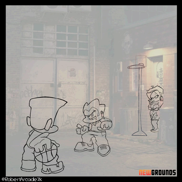 Hanging out by RobertArcade1k on Newgrounds