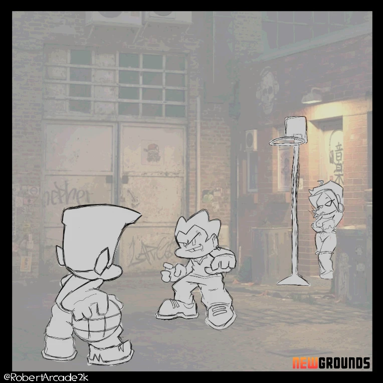 Hanging out by RobertArcade1k on Newgrounds