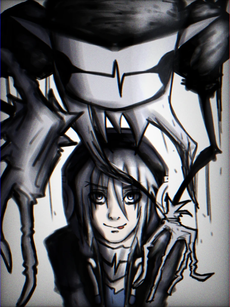 Another inky boy sketch by xRYOSAKEYx on Newgrounds