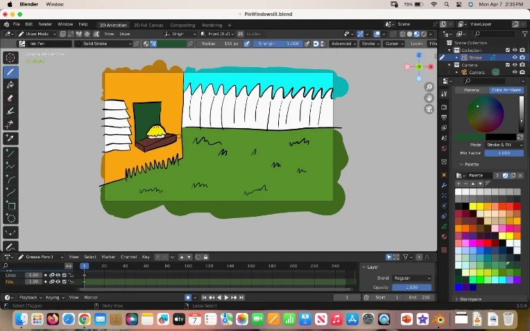 My animation process