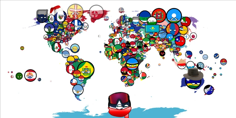 finished the countryballs map - by Heatwave679-OR10