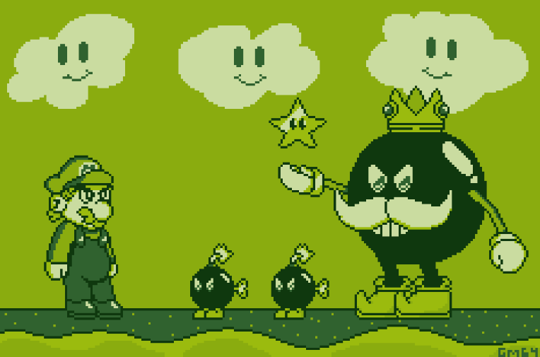 Super Mario 64 Gameboy Redraw by g-norm-us on Newgrounds