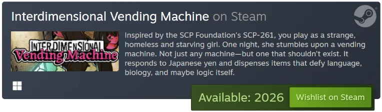 Interdimensional Vending Machine