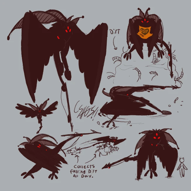 Mothman OC! by CSH0S on Newgrounds