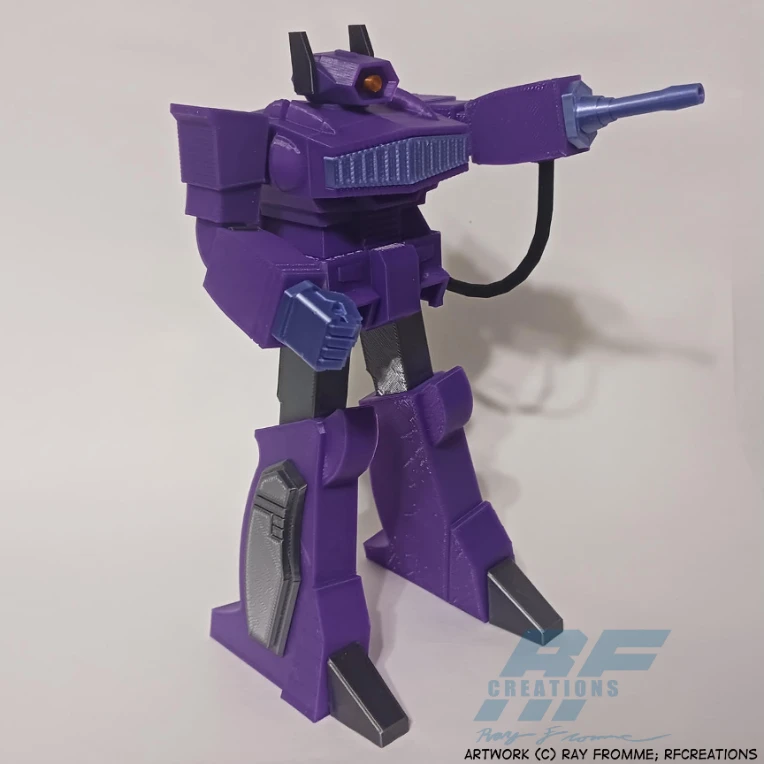 3D Printed Shockwave by AlmightyRayzilla on Newgrounds